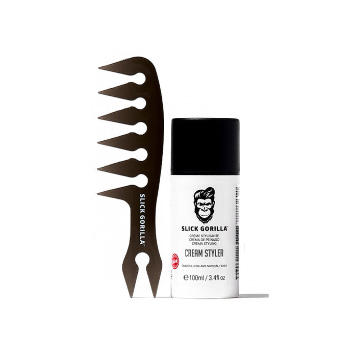 The Flow Set | Cream Styler & Texture Comb | Slick Gorilla